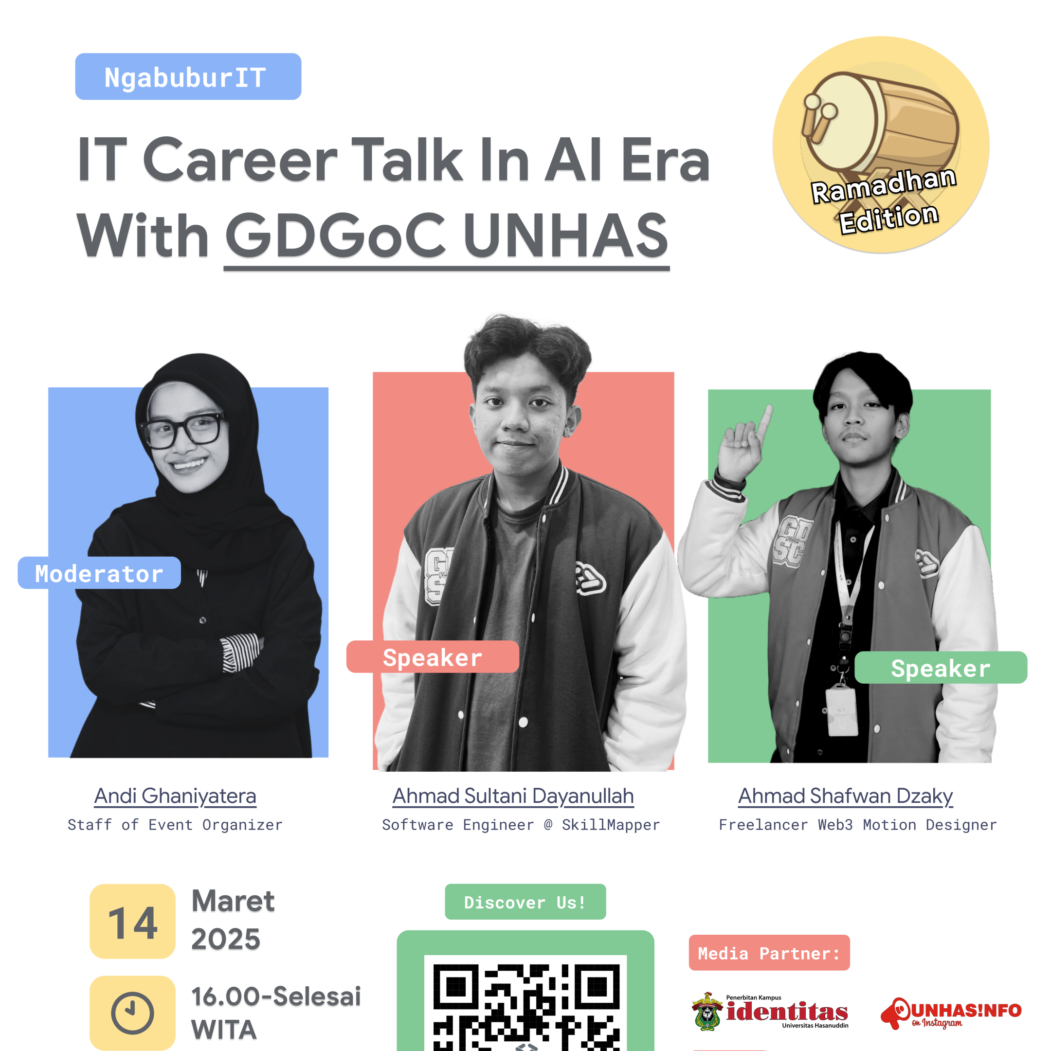 See NgabuburIT: IT Career Talk in AI Era at Google Developer Groups GDG on Campus Universitas ...